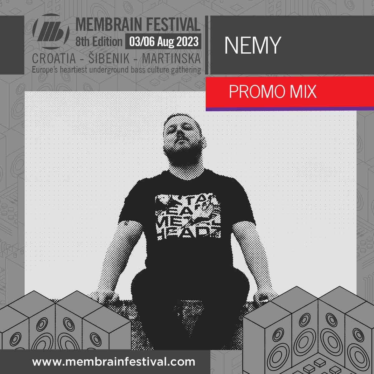 Convuse & Inframed - Membrain Festival 2023 - Promo Mix - Membrain Festival